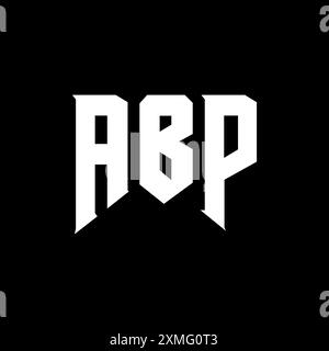 ABP letter logo design for technology company. ABP logo design black ...