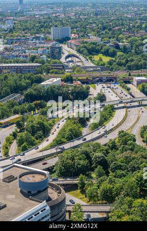Autobahn, city highway, A100, A115, AVUS, Avus rest area, Funkturm ...