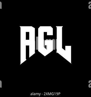AGL letter logo design for technology company. AGL logo design black ...