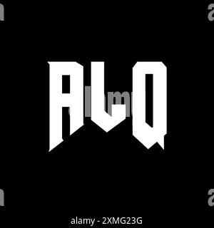 ALQ letter logo design for technology company. ALQ logo design black ...