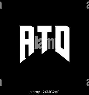 ATD letter logo design for technology company. ATD logo design black ...