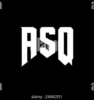 ASQ letter logo design for technology company. ASQ logo design black ...