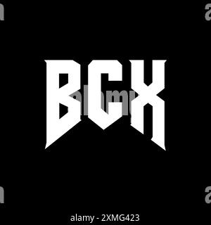 BCX letter logo design for technology company. BCX logo design black ...