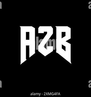 AZB letter logo design for technology company. AZB logo design black ...
