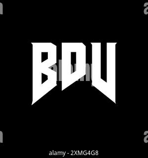 BDV letter logo design for technology company. BDV logo design black ...