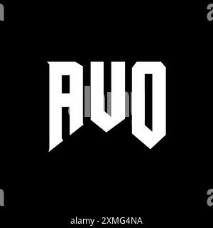 AUO letter logo design for technology company. AUO logo design black ...