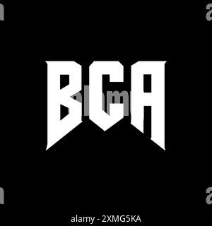 BCA letter logo design for technology company. BCA logo design black ...