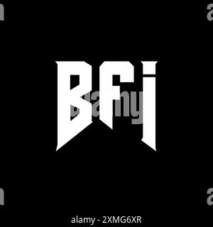 BFI letter logo design for technology company. BFI logo design black ...