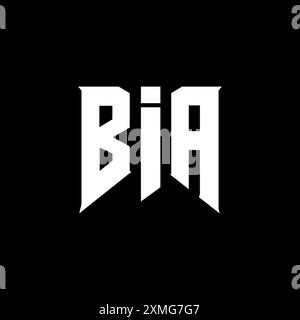 BIA letter logo design for technology company. BIA logo design black ...