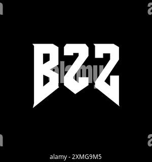 BZZ letter logo design for technology company. BZZ logo design black ...