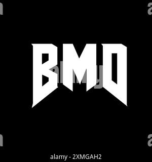 BMO letter logo design for technology company. BMO logo design black ...