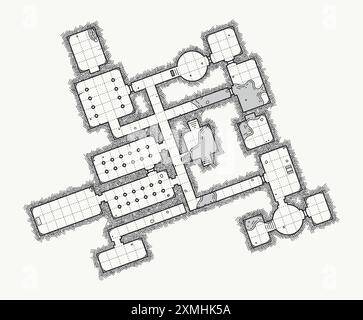 Dungeon game asset. Top view. Vector illustration Stock Vector Image ...