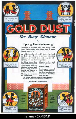 1910s USA Gold Dust Magazine Advert Stock Photo - Alamy