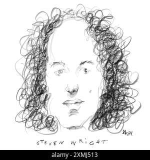 Portrait of the Comedian Steven Wright Stock Photo - Alamy
