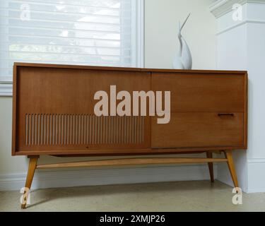 Loewe Opta Console - 1960 - Angled Shot of Radio Stock Photo - Alamy