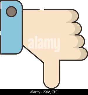Dislike Vector Icon Sign Icon Vector Illustration For Personal And ...