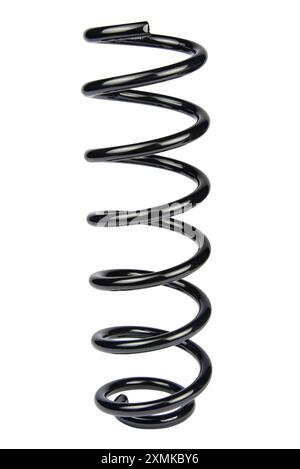 automotive suspension springs on a white background Stock Photo - Alamy