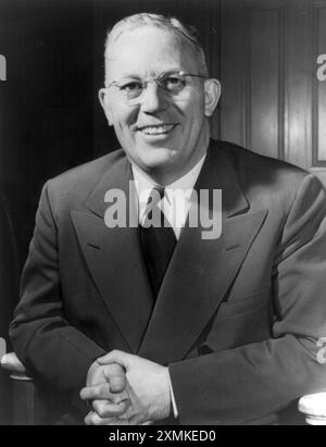 Earl Warren (1891 – 1974) American lawyer and politician Stock Photo ...