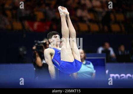 Yumin Abbadini (Italy), floor. European Championships Munich 2022 ...