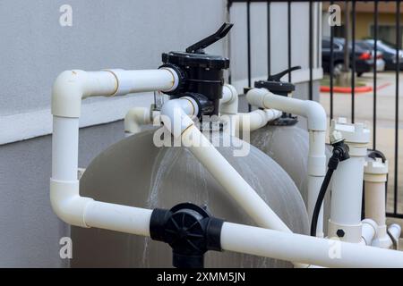 System pump of filtering, ozonation equipment for maintaining clean an ...