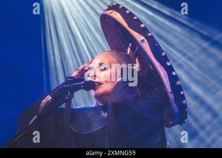 Sydregote, Faroe Island. 19th, July 2024. The Faroese singer ...