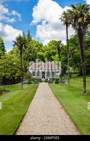 The gardens and orangery at Ugbrooke House and Gardens in Devon ...
