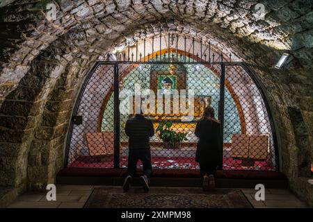 The Saint Charbel Tomb in Aannaya, Lebanon, famous for Maronite priest ...