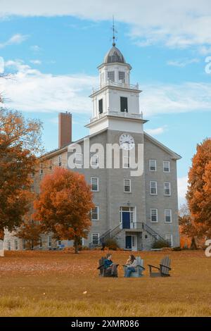 Middlebury College, Vermont campus in peak fall foliage Stock Photo - Alamy