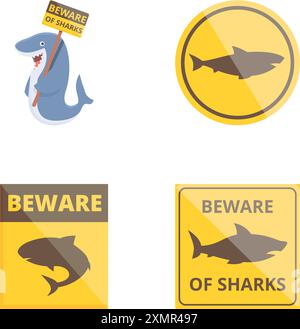 Set of Marine Safety Signs Stock Vector Image & Art - Alamy