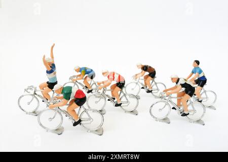 70's Model Cyclists Stock Photo - Alamy