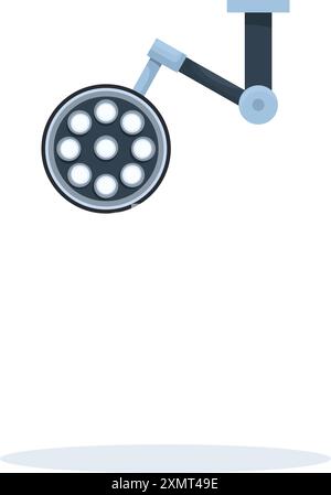 Surgical lamp providing light during a surgery in a hospital operating ...