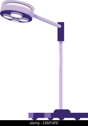 Modern medical equipment illuminating operating room for surgery ...