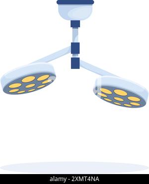 Surgical lamp providing bright light during a medical procedure in an ...