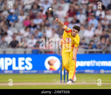 Imad Wasim of Trent Rockets in action with the bat during The Hundred ...
