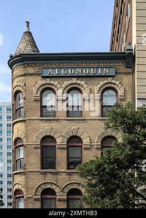 Algonquin building on corner of Main st and Summer in Stamford ...