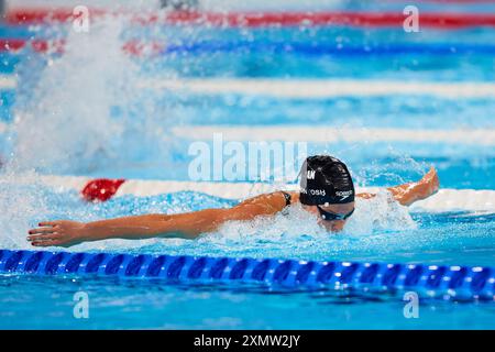 Summer McIntosh of Team Canada is seen after winning the Women's 400m ...