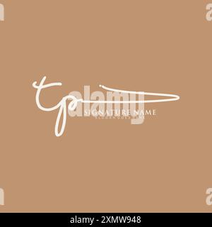 TP Letter Signature Logo Template elegant design logo Sign Symbol ...