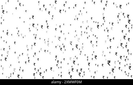 Indian Rupee symbols of different sizes and opacity seamless background ...