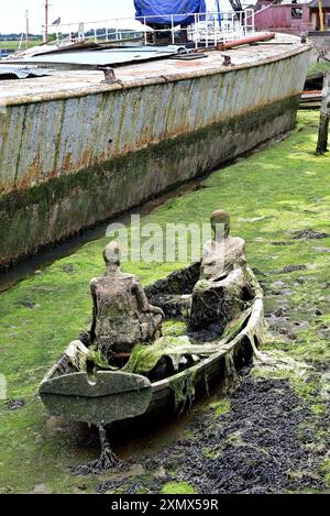 Woodbridge Boat Yard, Suffolk. 'The Sisters' by Andrew Baldwin ...