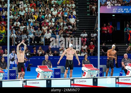 France Rafael Fente-Damers during the semi final of 100m freestyle at ...