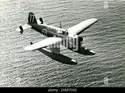 Saab SB17BS fitted with floats Stock Photo - Alamy