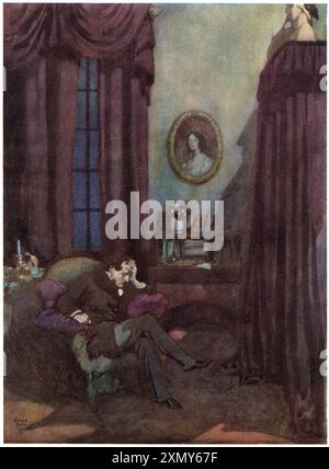 Illustration for the poem "The Raven" by Edgar Allan Poe. Museum ...