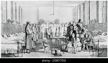 Queen Victoria and Prince Albert visiting soldiers wounded Stock Photo ...