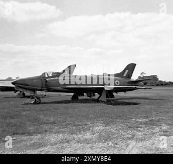 Royal Air Force - A Supermarine Swift F Mk.3 on the Engine-running de ...