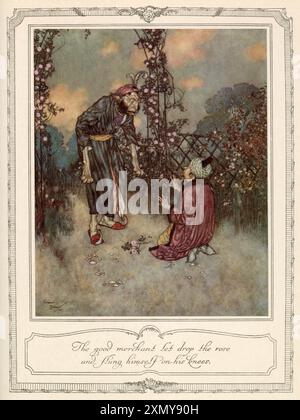 Beauty and the Beast - Edmund Dulac Stock Photo - Alamy
