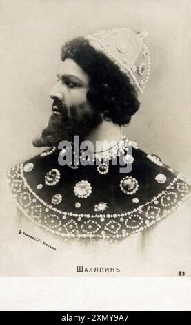 Portrait of the Opera Singer Feodor Ivanovich Chaliapin 1921 by Boris ...