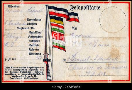 Flags of the Central Powers Stock Photo - Alamy