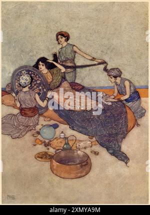 The Story of the Magic Horse Stock Photo - Alamy