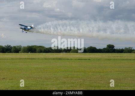 Unique three-engined Jet Pitts Special aerobatic biplane flown by Rich ...
