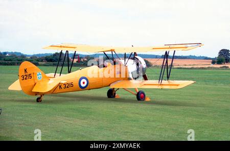 Avro 621 Tutor G-AHSA / K3215 of the Shuttleworth Trust from old Warden ...